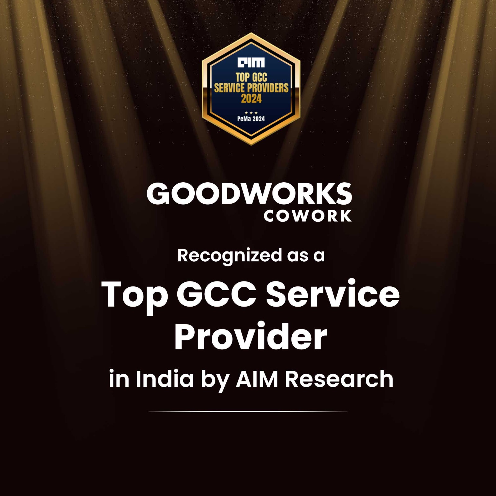 GoodWorks Named Top GCC Provider in India by AIM Research